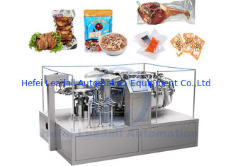 Rotary Food Vacuum Packing Equipment High Performance With Nitrogen Gas