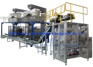 Pet Food Pouches Secondary Packaging Machine , Full Auto Bagging Machine