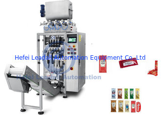 Compact Vertical Form Fill Seal Machine , 1ml To 10ml Vertical Sachet Packaging Machine