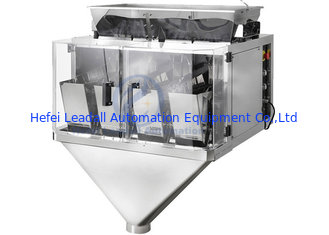 7" Touch Screen Multihead Weigher Packing Machine With Four Weighing Hopper