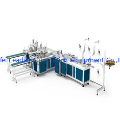 Non Woven Mask Making Machine / 3 Ply Disposable Mask Machine High Stability