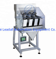 High Accuracy 4 Head Linear Weigher Easy Cleaning For Fertilizer Granules