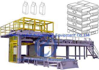 Carbon Steel Automatic Palletizer Machine 2-4 Layers / Min Intelligent Operation