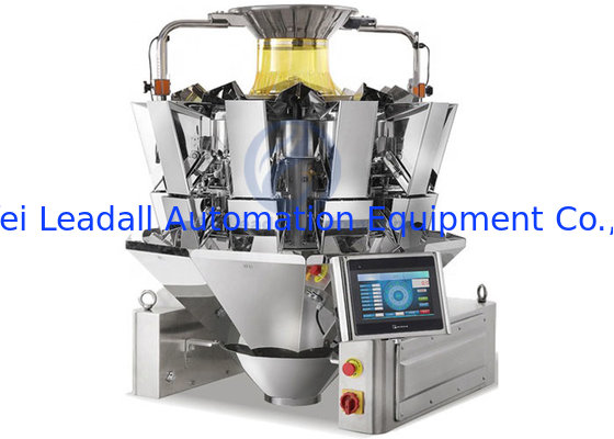 PLC Control Multi Head Weighing Machine , 10 Heads Combination Weigher Machine