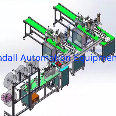 Flat Face Mask Making Machine Two In One Computer Plc Programming Control