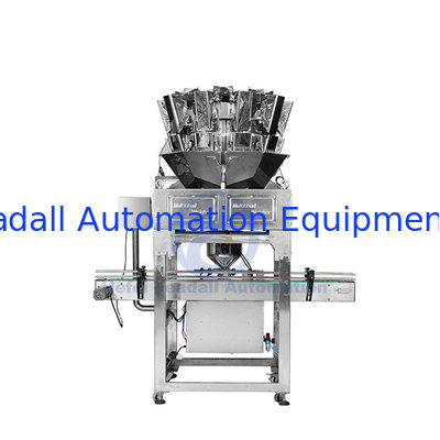 20g To 1kg Granule Multi Head Weighing Machine / Auto Weighing Machine