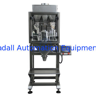 High Accuracy 4 Head Linear Weigher Easy Cleaning For Fertilizer Granules