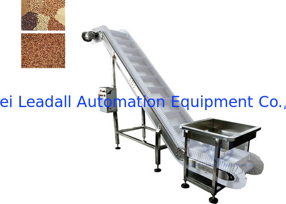 Inclined Belt Industrial Conveyor Systems Highly Efficient Continuous Transmitting