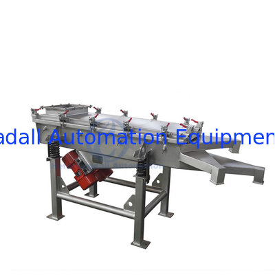 Food And Medicine Grade Auxiliary Equipment , Linear Motion Vibrating Screen