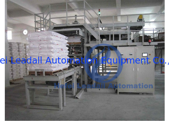 PLC Control Automatic Palletiser Machine For Bags Boxes High Stacking Capacity