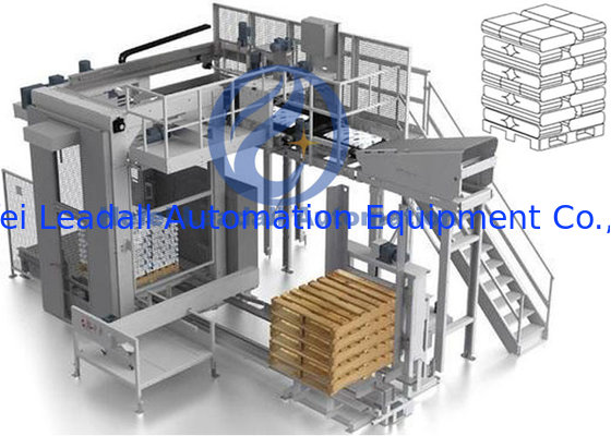 Stable Running Automatic Palletizer Machine 2-10 Layers Low Power Consumption